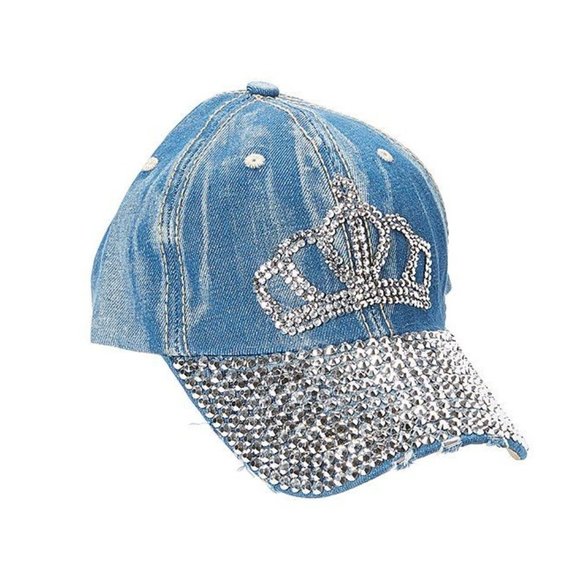 the Alabama Girl | Accessories | The Alabama Girl Studded Crown Cap ...